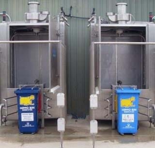 Automatic wheelie bin washers at Veolia | Rhima Australia